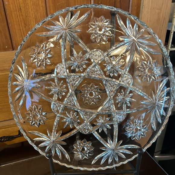 Anchor Hocking | Dining | Vintage Anchor Hocking Prescut Clear Cupped ...